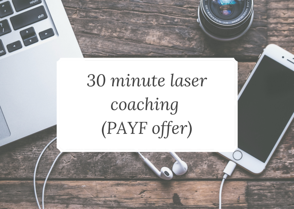 Half hour laser coaching for people in media and creative industries ...